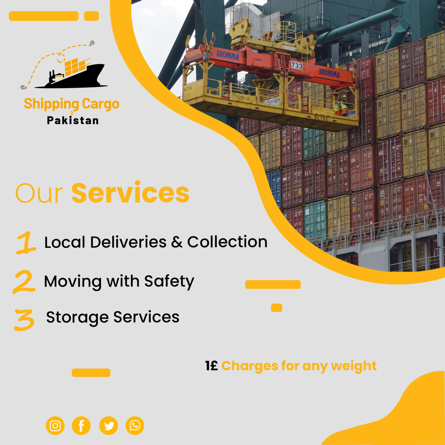 Sea Shipment UK 2 Pakistan