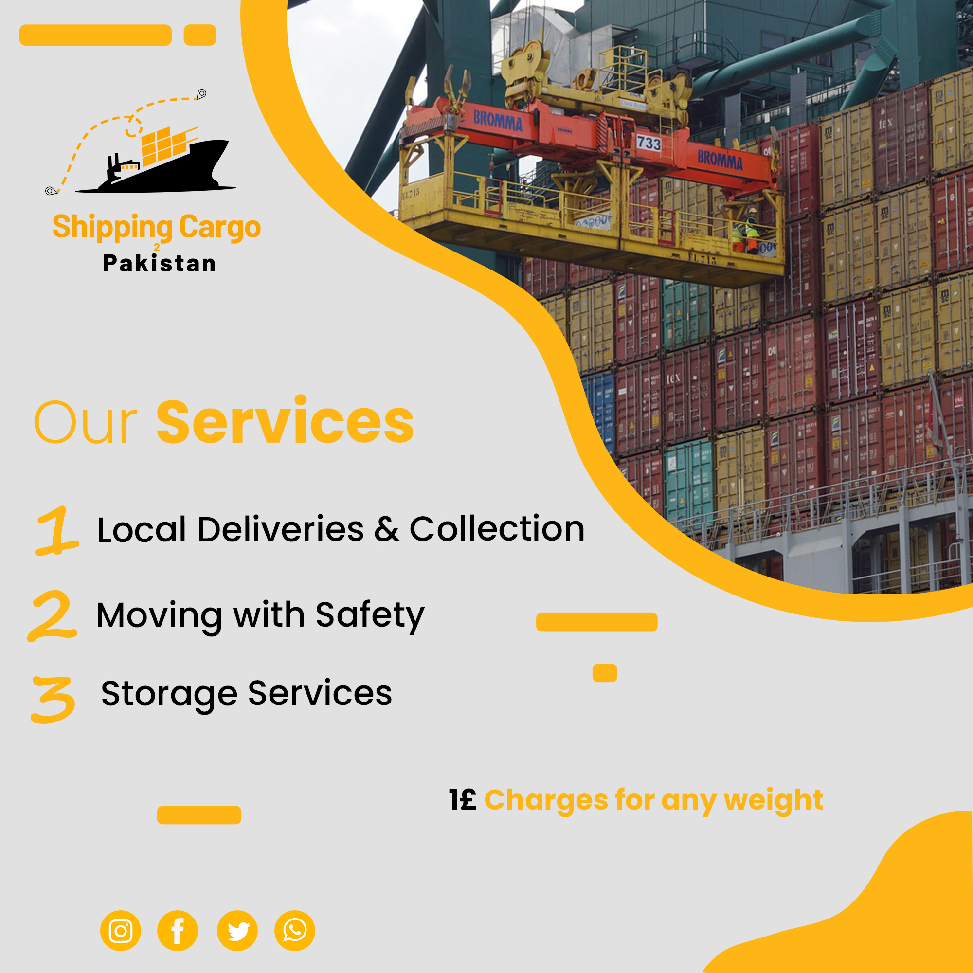 Sea Shipment UK 2 Pakistan