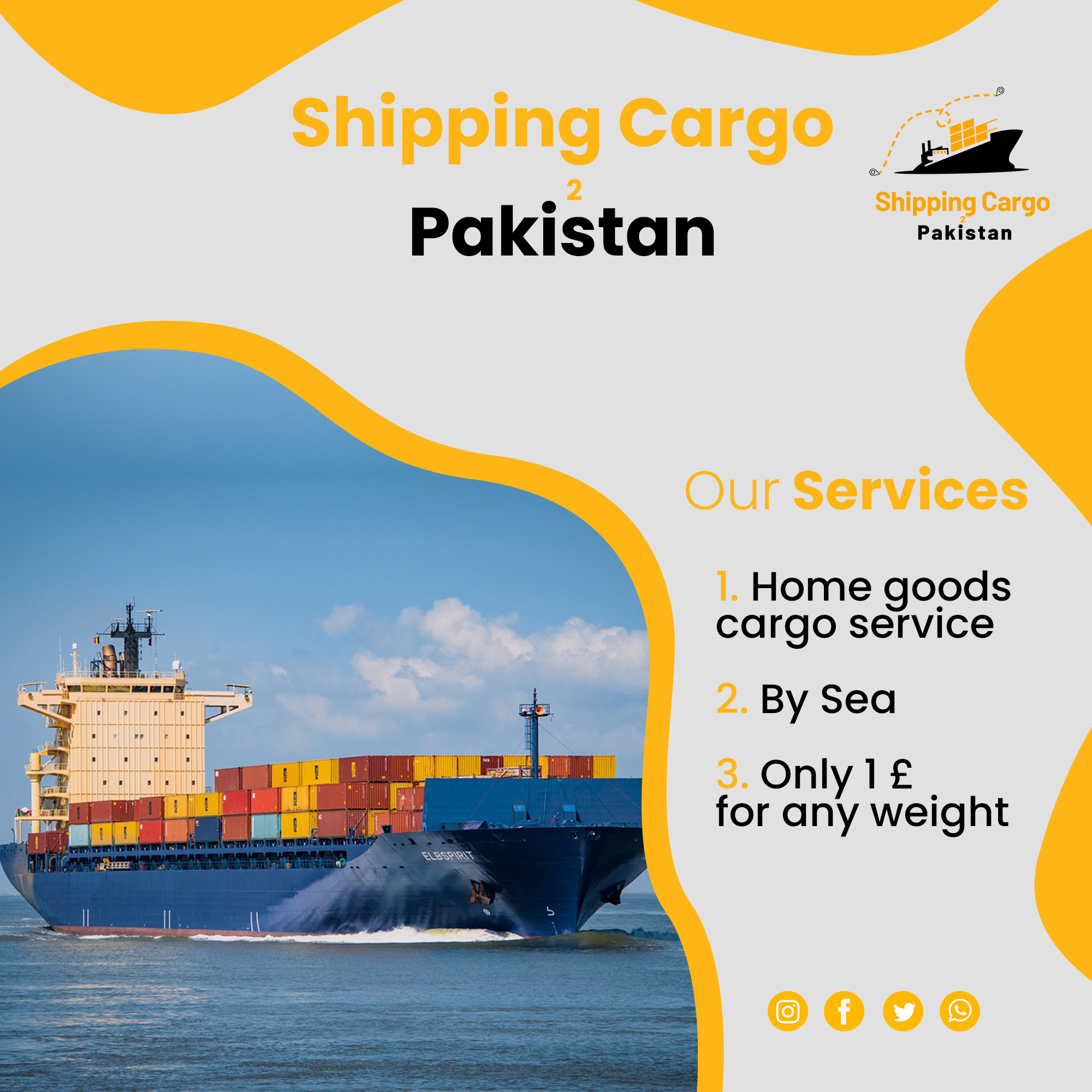 Sea Shipment UK 2 Pakistan