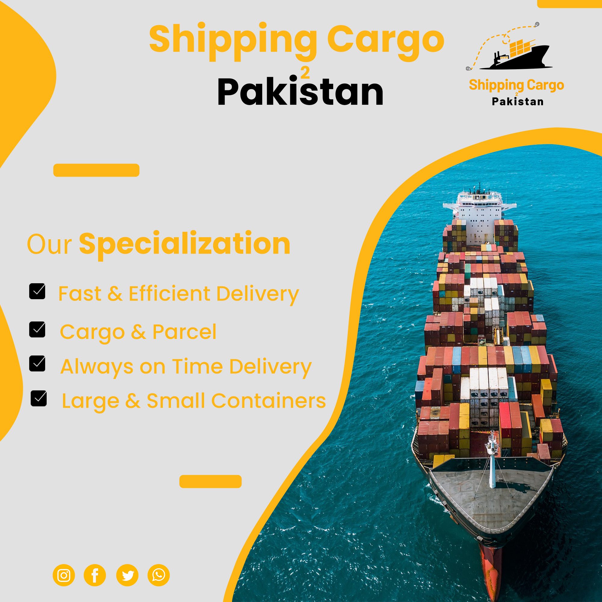 Sea Shipment UK 2 Pakistan